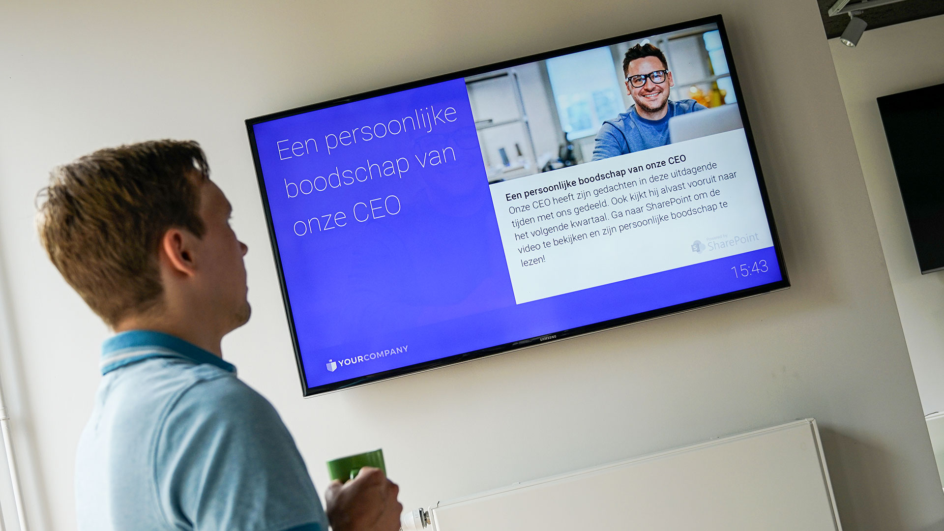 Meer intranetverkeer met SharePoint en narrowcasting