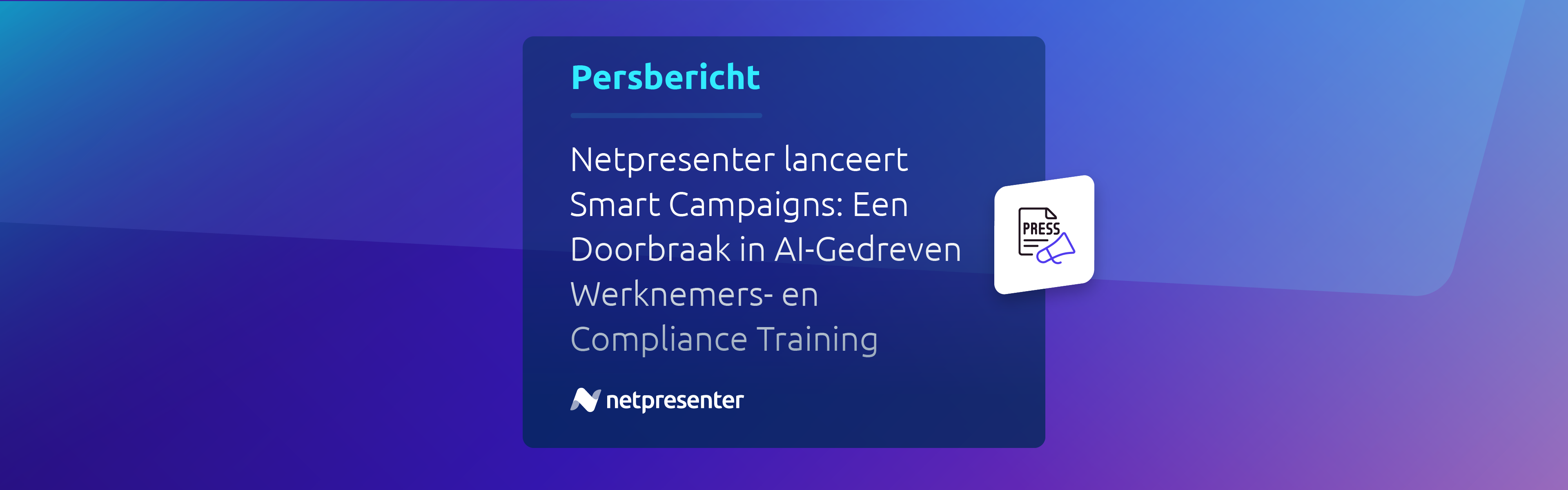 Netpresenter lanceert Smart Campaigns - netpresenter.nl