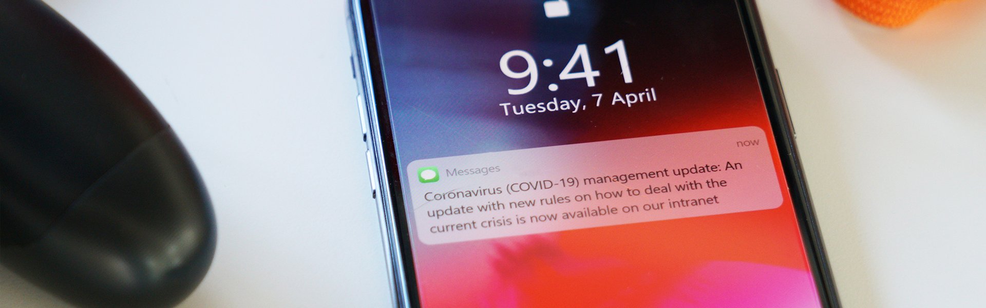 Old school text messages in times of crisis