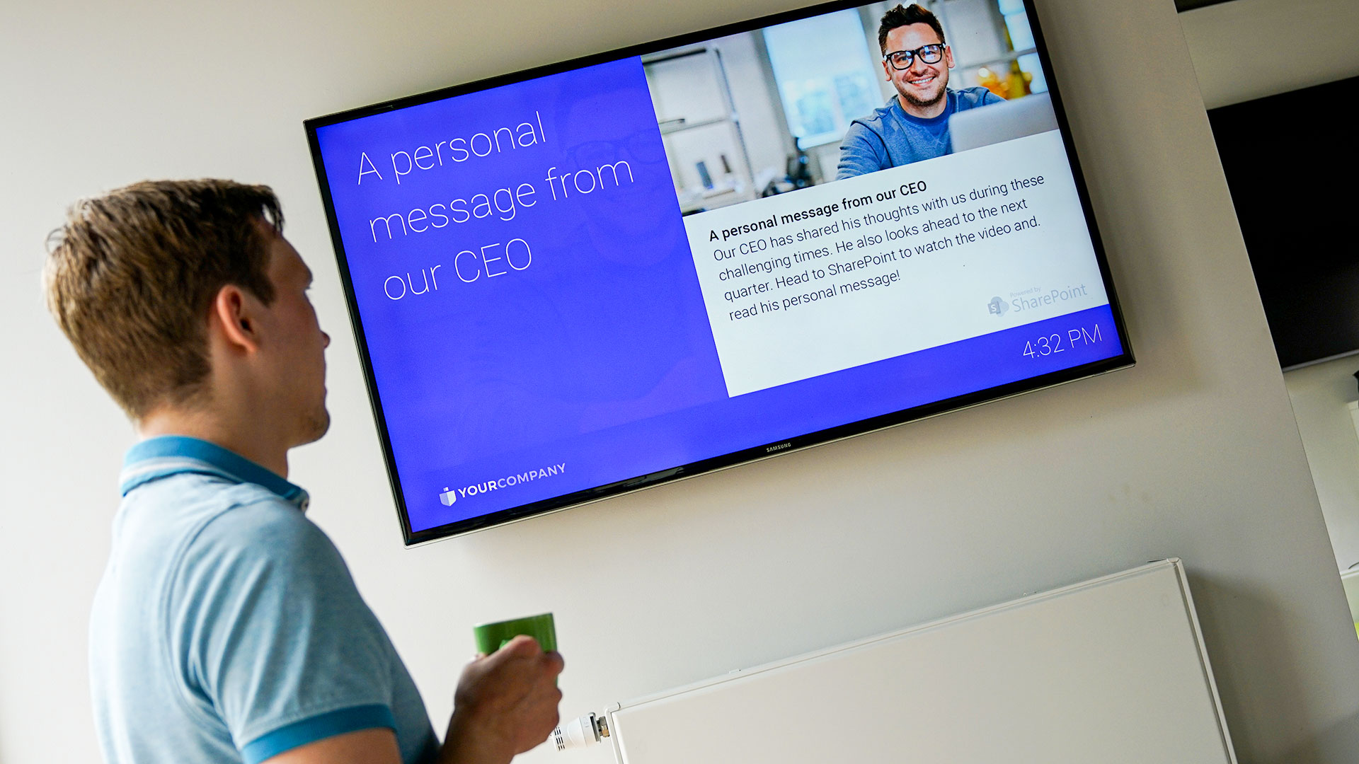 Increase intranet traffic with SharePoint & Digital Signage