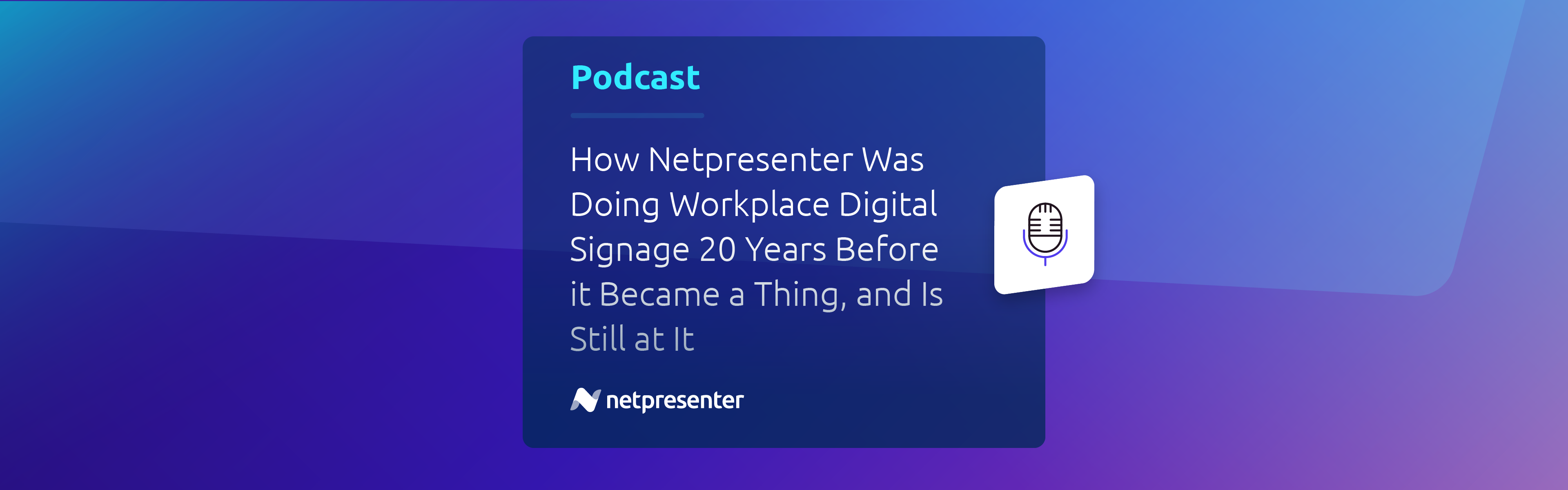 Netpresenter's CEO Featured on 16:9 Podcast - netpresenter.com