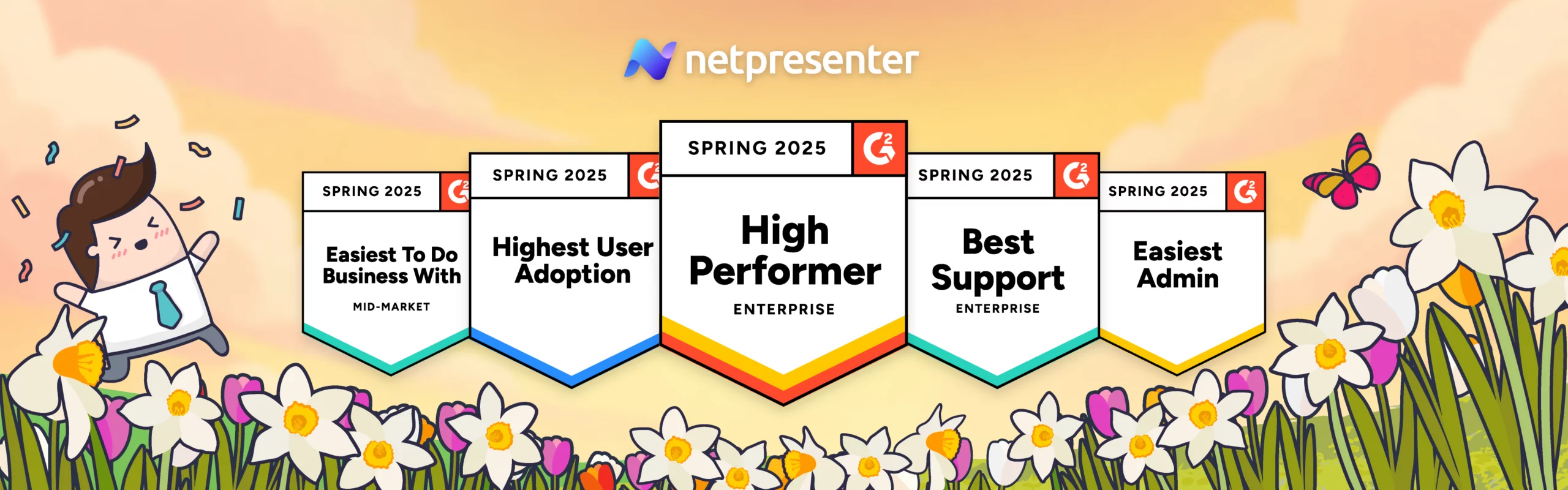 Netpresenter gets recognition in G2 Spring Report